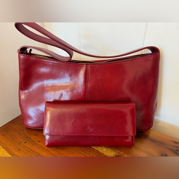 Monsac | Bags | Vintage Monsac Original Red Purse With Matching Wallet ...